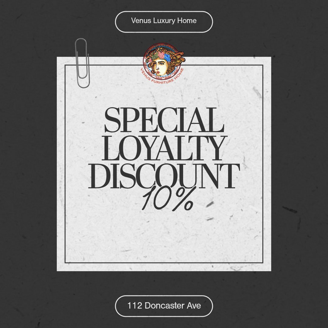 Loyalty Discount - Venushome